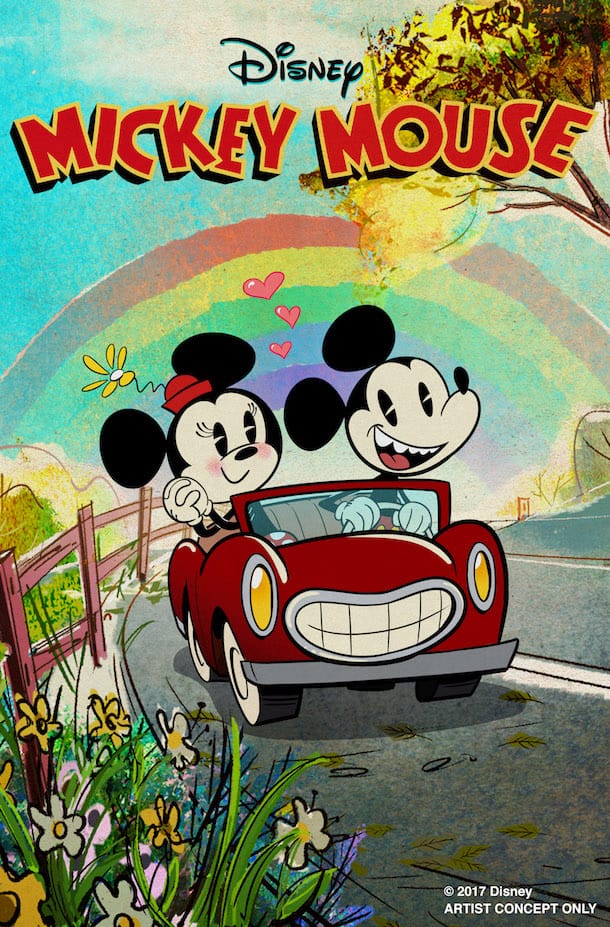 Eerste Mickey Mouse attractie 'Mickey & Minnie's Runaway Railway' in ...